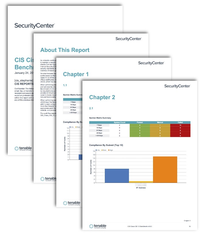 CIS Cisco Benchmark Reports - SC Report Template | Tenable®